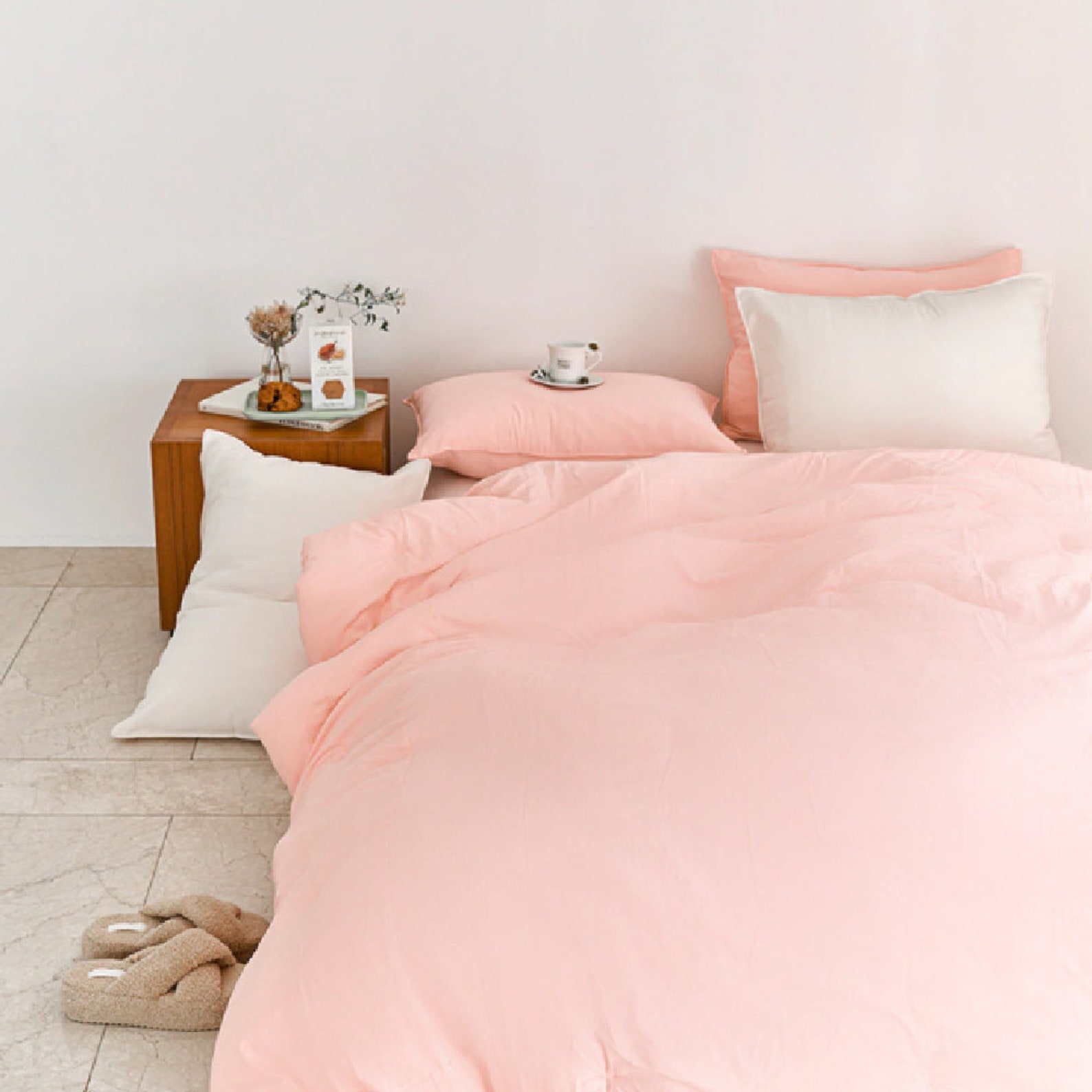 4PCS Pastel Comforter Bedding Set 21 Colors - Korean Style, Spring and ...