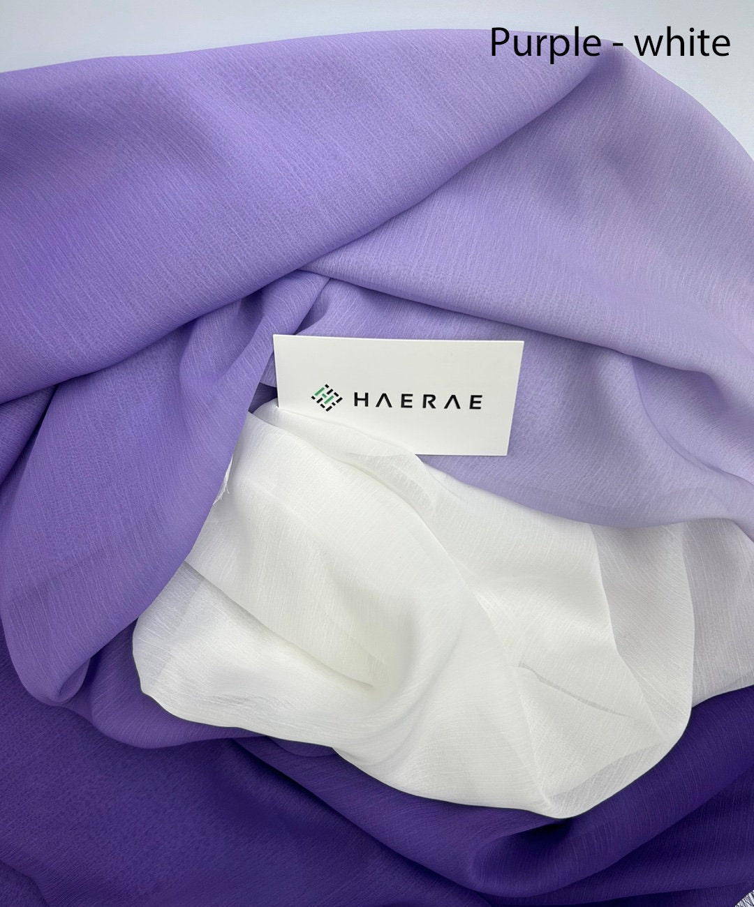 Chiffon Gradient Crinkle Fabric, Gradient Yoryu Chiffon, 6 Colors ...