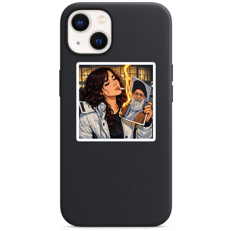 Free Persia Woman Life Freedom Sticker/magnet Iranian Protest Art Decal ...