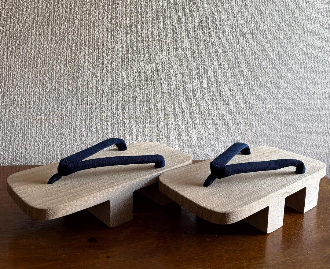 Vintage Japanese Geta Sandals for Men, Handmade Paulownia Wood (kiri ...