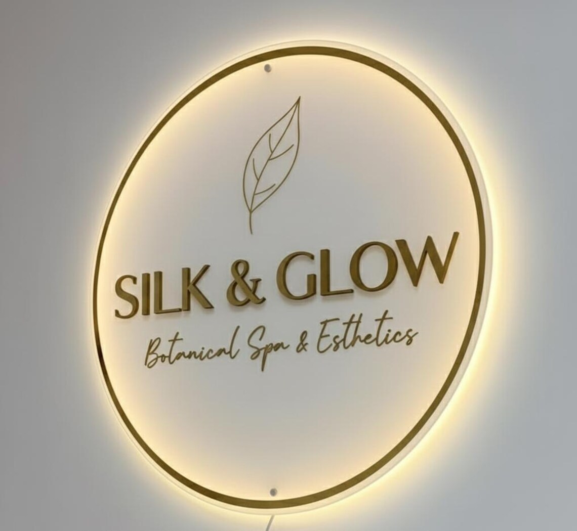 Custom Backlit Acrylic Sign, Acrylic Logo Sign, LED Business Sign ...