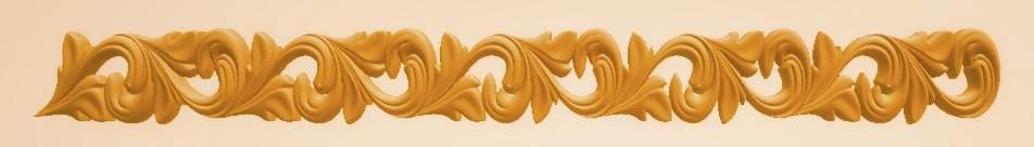 266 CNC STL Files: Baguette Borders, Moldings, Sills (digital Product ...