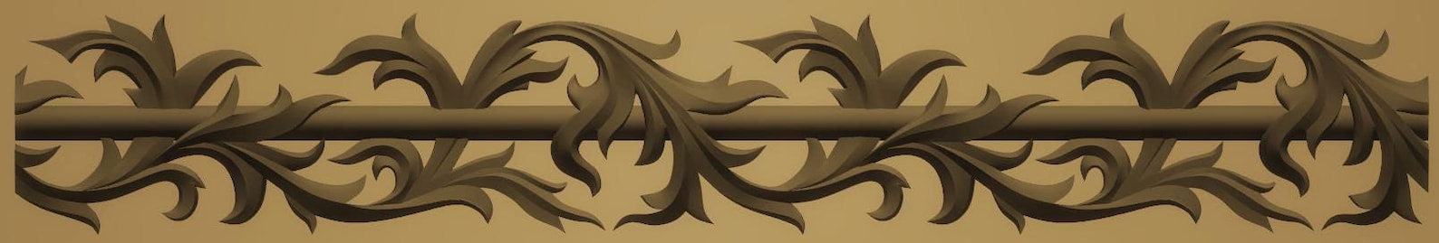 266 CNC STL Files: Baguette Borders, Moldings, Sills (digital Product ...