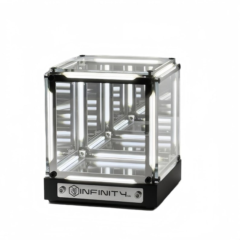 Infinity Cube LED Desk Light With Infinity Mirror Effect – Gaming Room ...