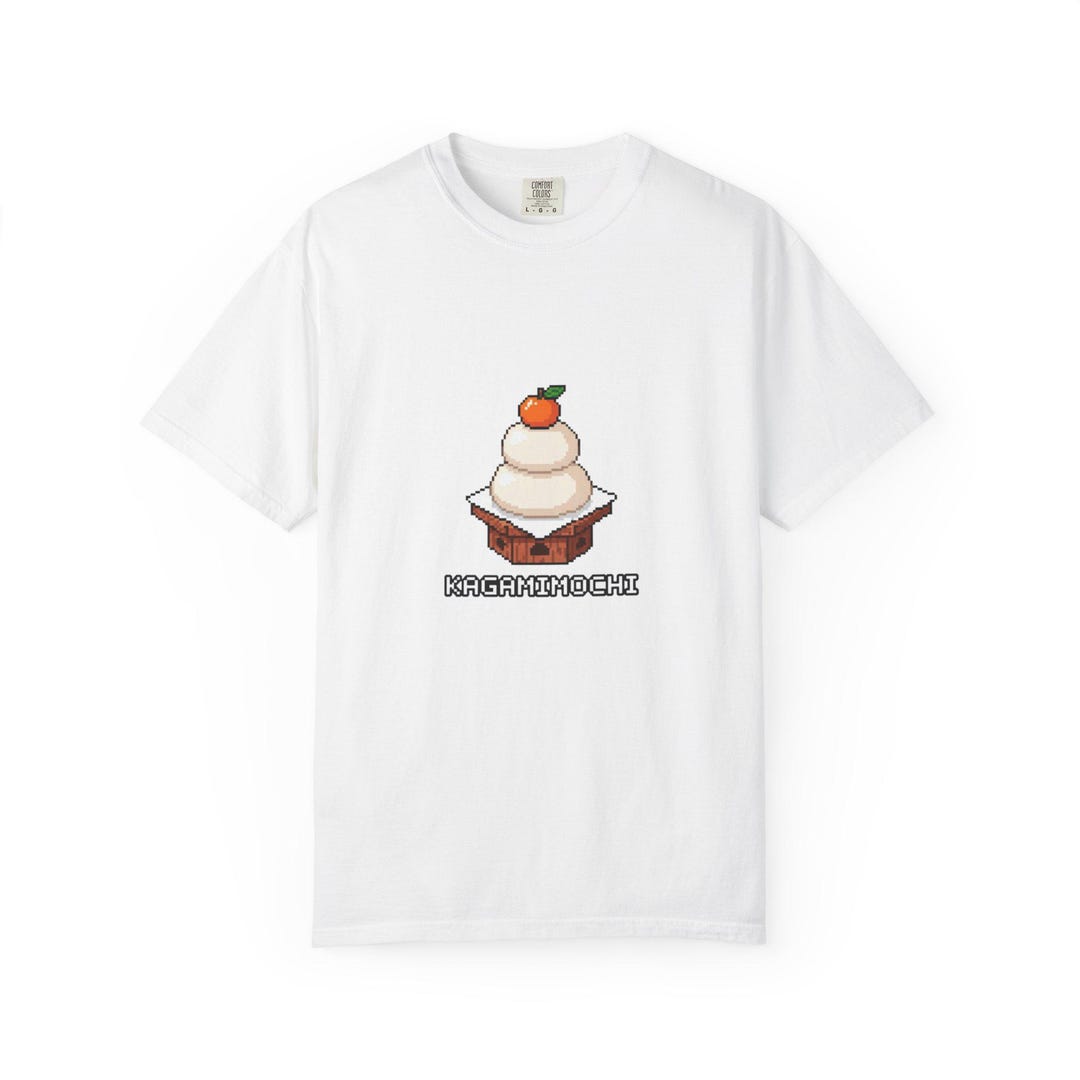 8-bit KAGAMI MOCHI T-shirt, Retro Japanese New Year Rice Cake Tee - Etsy