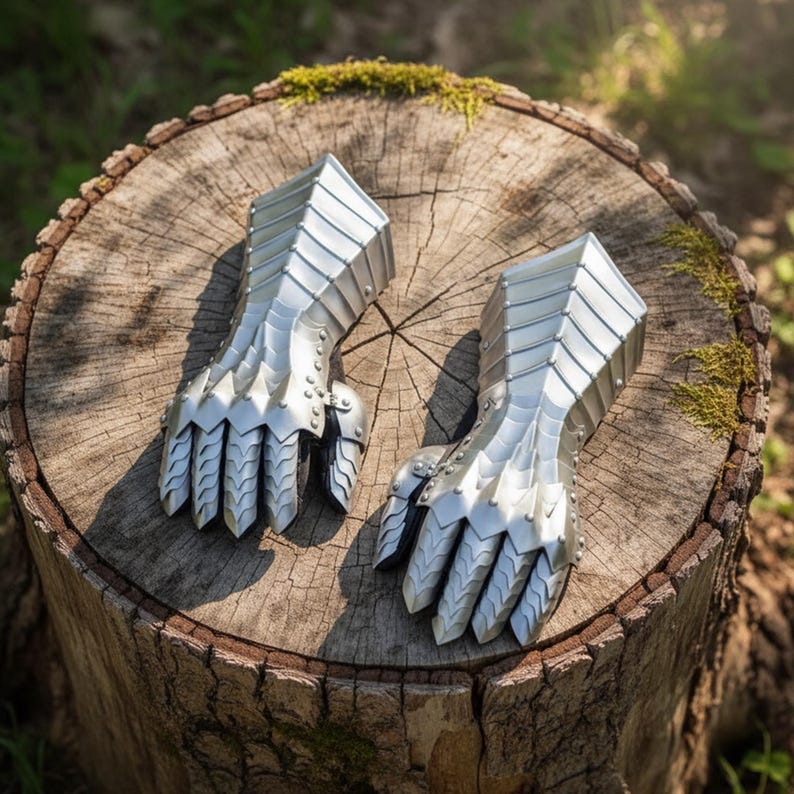 Nazgûl Gauntlets Steel Medieval Armor Gloves Gift for Him - Etsy