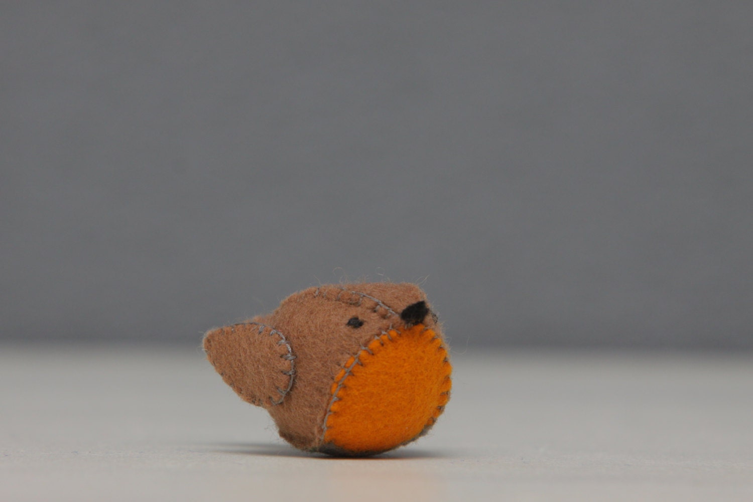 Robin Bird Felt Tiny Felt Robin Little Felt Bird Birthday | Etsy