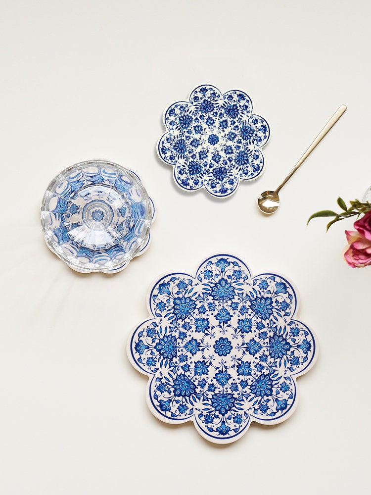 Turkish Ceramic Trivet 7.2 Ceramic Tile Coaster Hot - Etsy