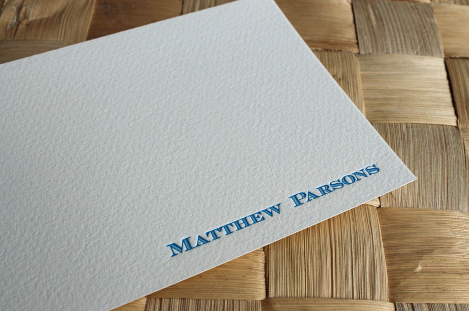 Men's Personalized Letterpress Note Cards Men's - Etsy