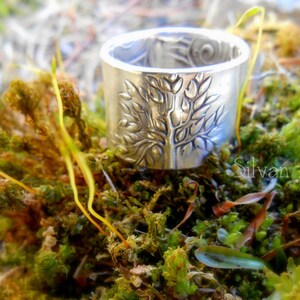 Tree of Life Ring - Woodland Ring - Artisan Handcrafted With Recycled ...