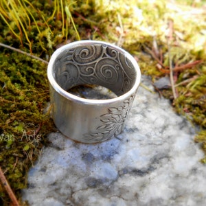 Tree of Life Ring - Woodland Ring - Artisan Handcrafted With Recycled ...