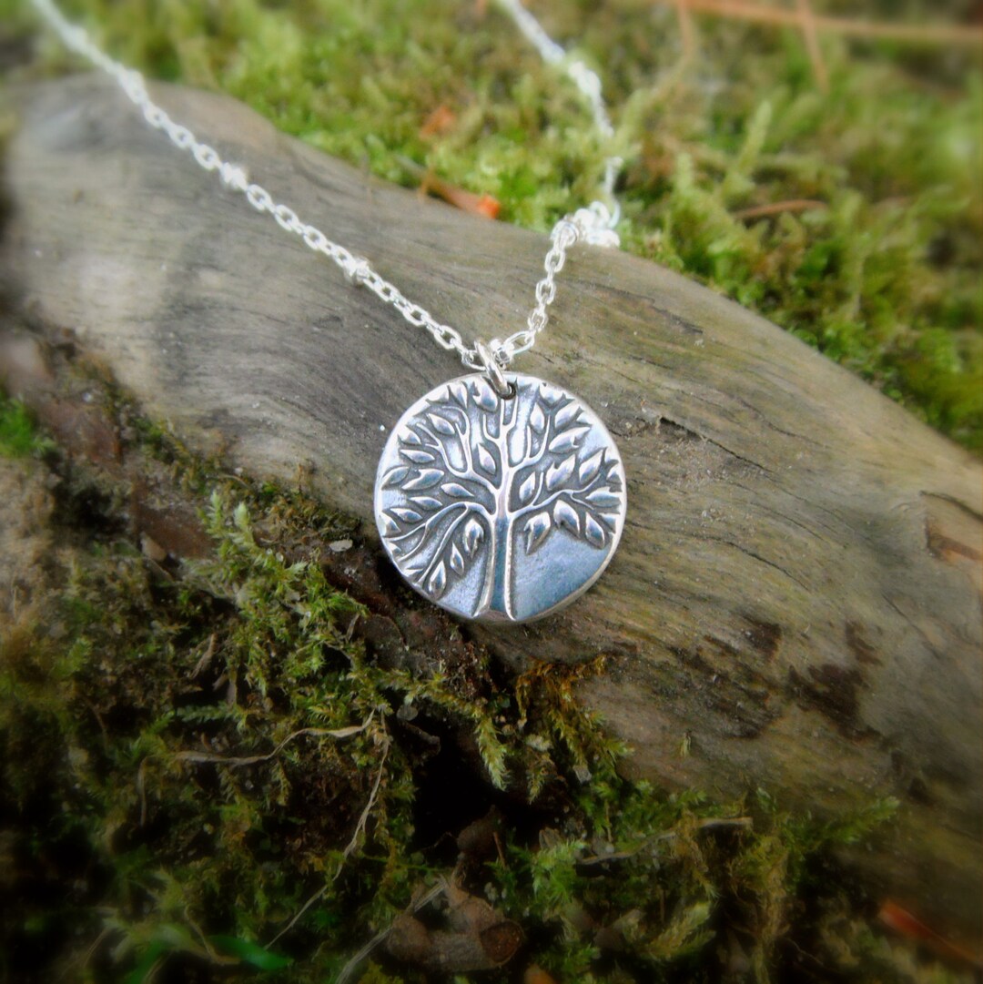 Tree of Life Necklace - Artisan Handcrafted - Made With Recycled Fine ...