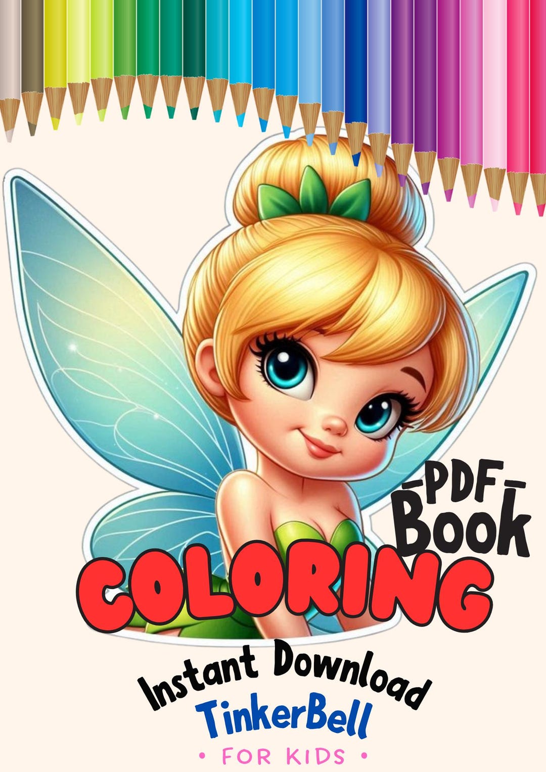 Fairy Coloring Books for Children PDF | 40 Printable Pages | Kids ...
