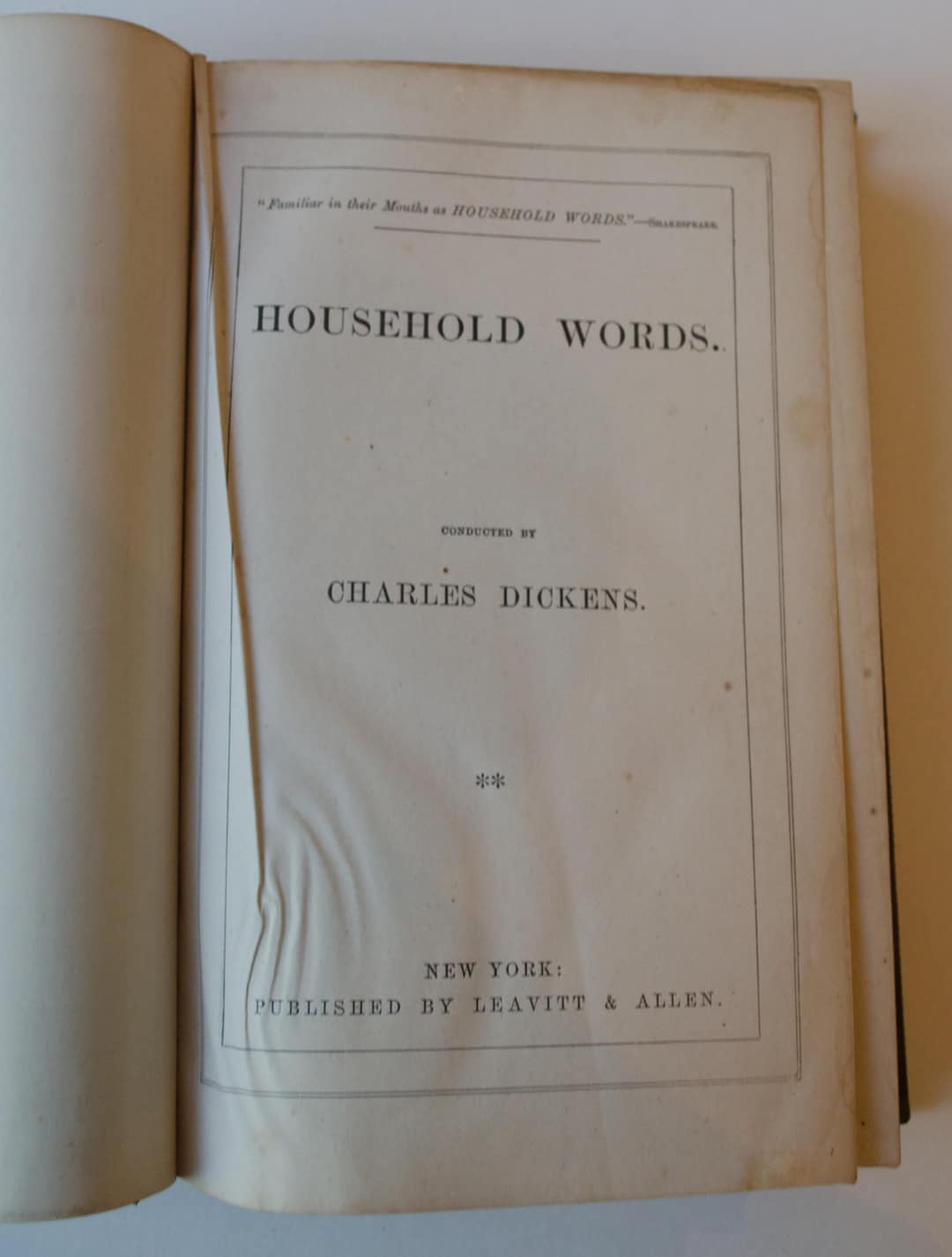 Charles Dickens' Household Words Magazine, 1857, Vol. XIV - Etsy