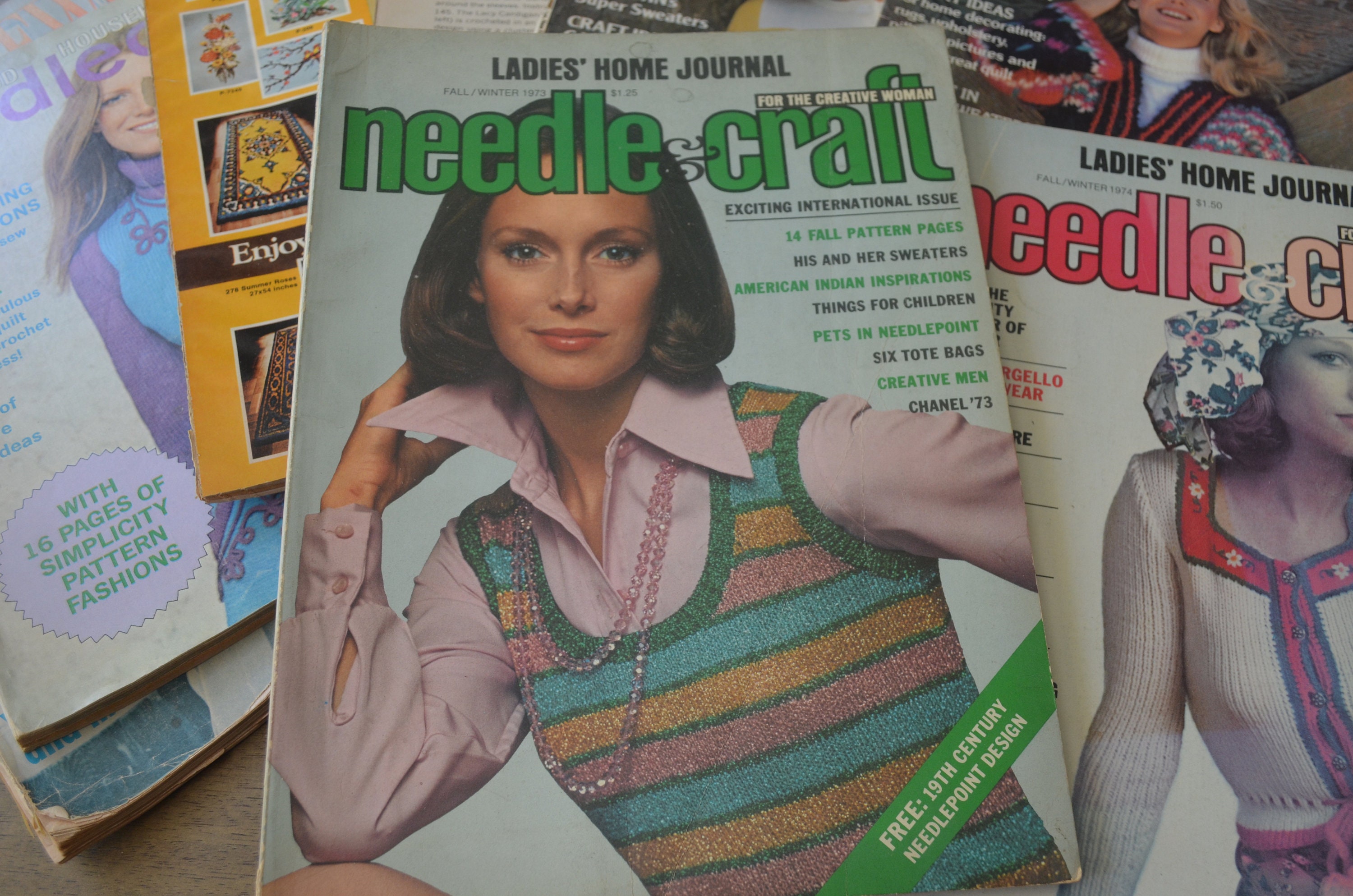 Eight Sewing Magazines From the 1970s - Needle and Craft Magazines and ...