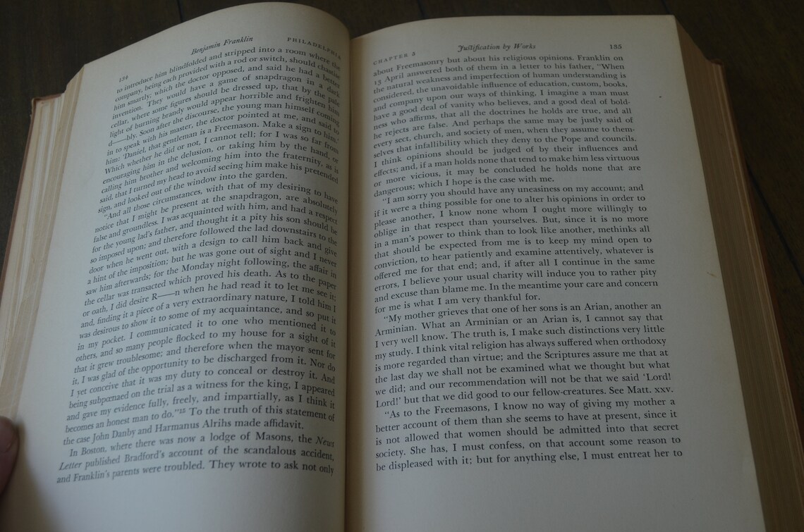 Benjamin Franklin Carl Van Doren Viking Press 1938 First - Etsy