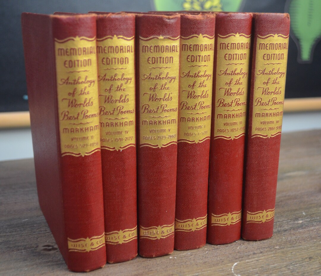 Anthology of the World's Best Poems, Memorial Edition, Ed. Edwin ...