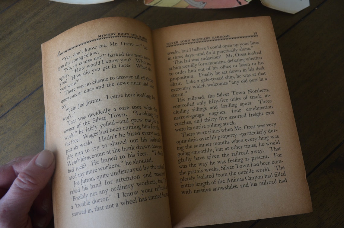 Mystery Rides the Rails by Gilbert A. Lathrop Goldsmith - Etsy