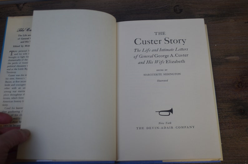 The Custer Story Book: Life & Letters, 1950 Edition - Etsy