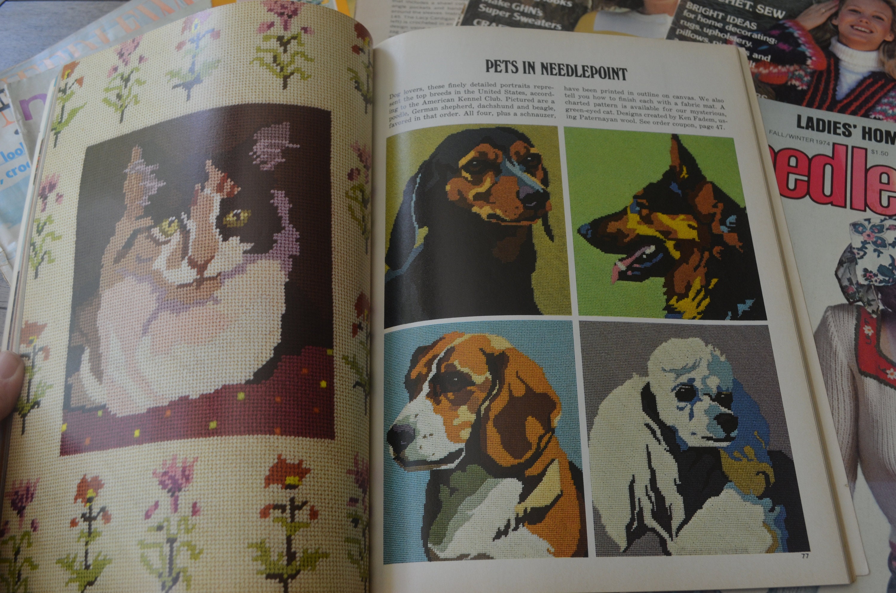 Eight Sewing Magazines From the 1970s - Needle and Craft Magazines and ...