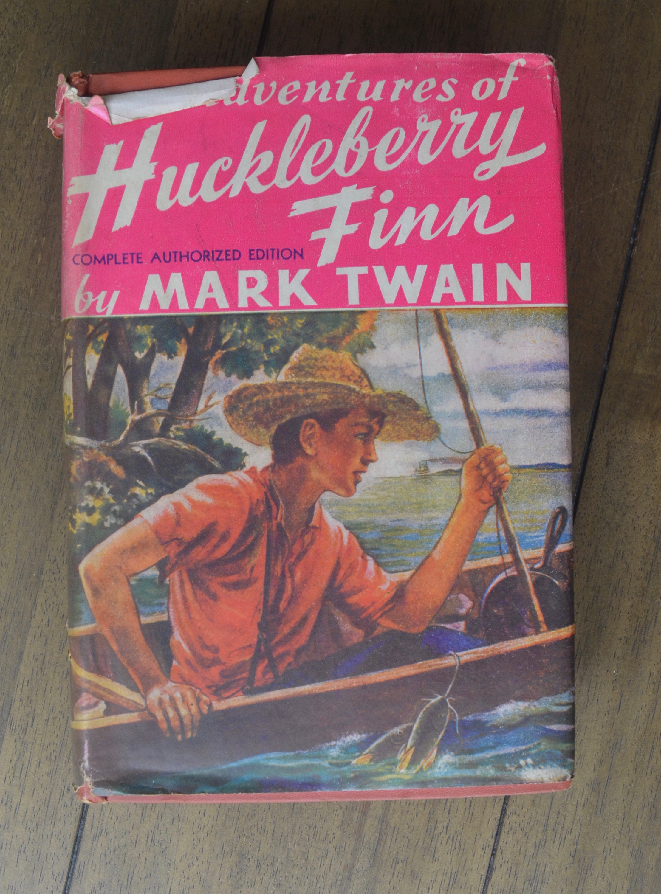 The Adventures of Huckleberry Finn, Mark Twain, Grosset and Dunlap ...