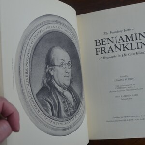 Benjamin Franklin Biography: His Own Words, 1972 Edition - Etsy