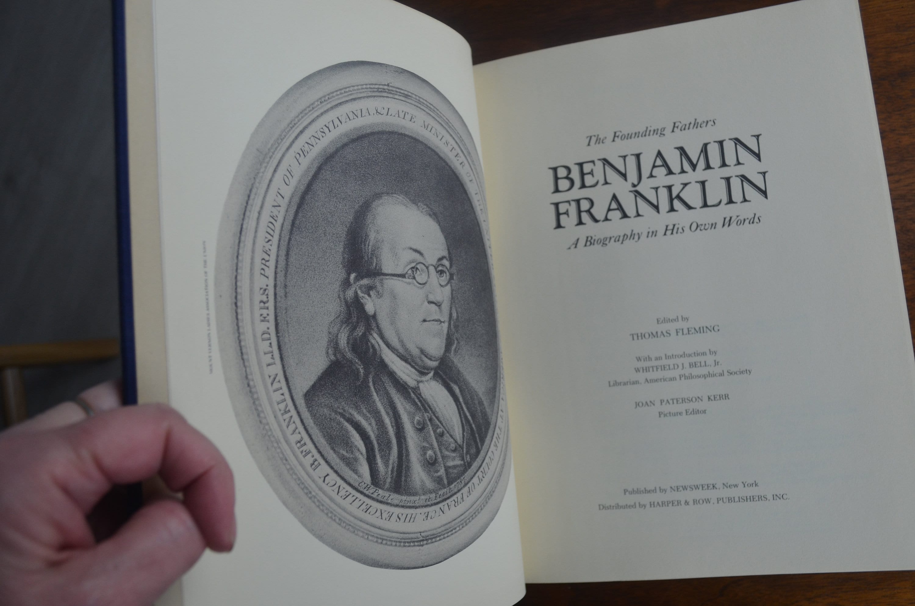 Benjamin Franklin Biography: His Own Words, 1972 Edition - Etsy