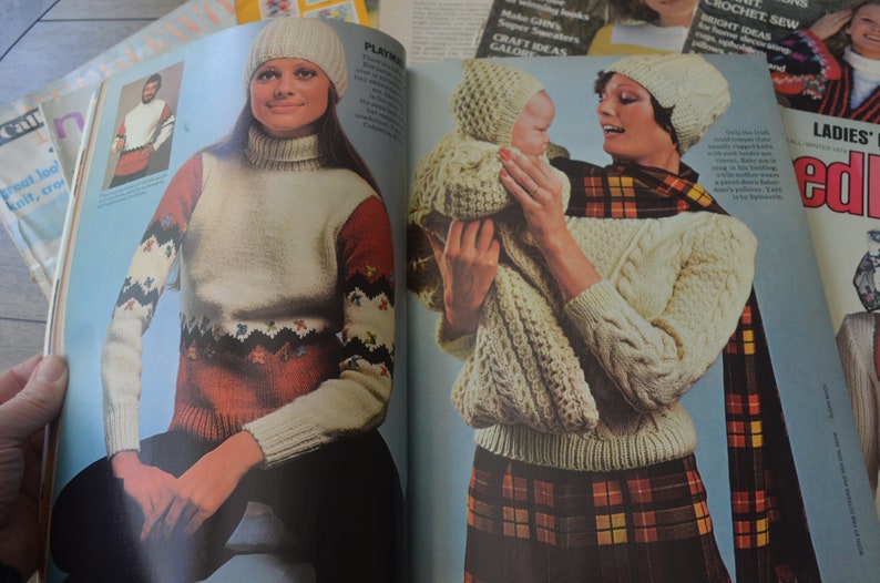 Eight Sewing Magazines From the 1970s - Needle and Craft Magazines and ...