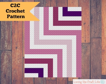 Blue Welcome Crochet Graph c2c Mini C2c Sc Hdc Dc Tss - Etsy