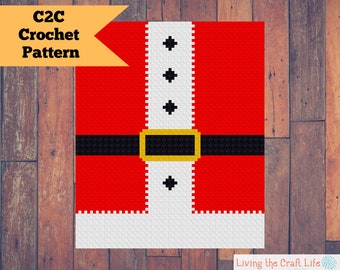 Crochet Pattern Santa Graph - Etsy