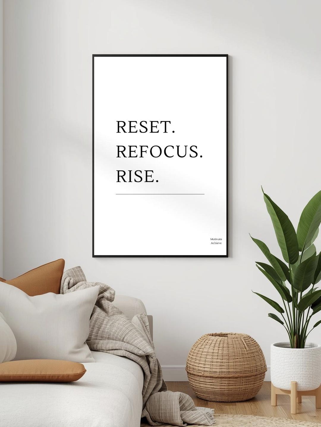 Mindset Reset Pack – Motivational Quote Digital Print Bundle ...