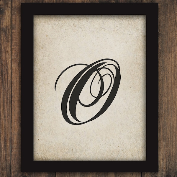 Fancy Letter O - Etsy