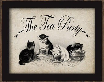 Kitty Cat Tea Party - Etsy