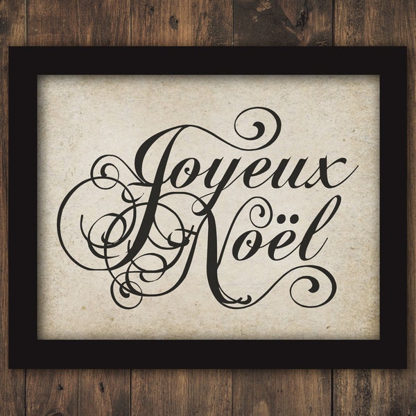 Joyeux Noel - Etsy