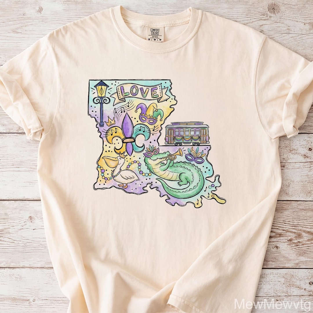 Louisiana Karneval 2026 Shirt, New Orleans Karneval T-Shirt, Karneval ...