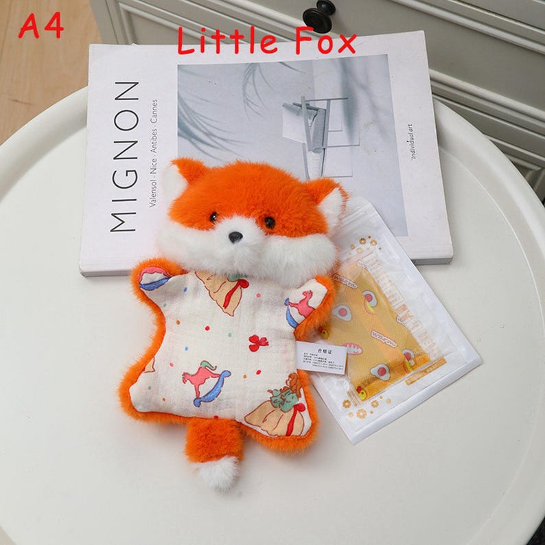 Handmade Plush Stress Relief Animal Doll, Cute Cat Dog Fidget Toy, Soft ...