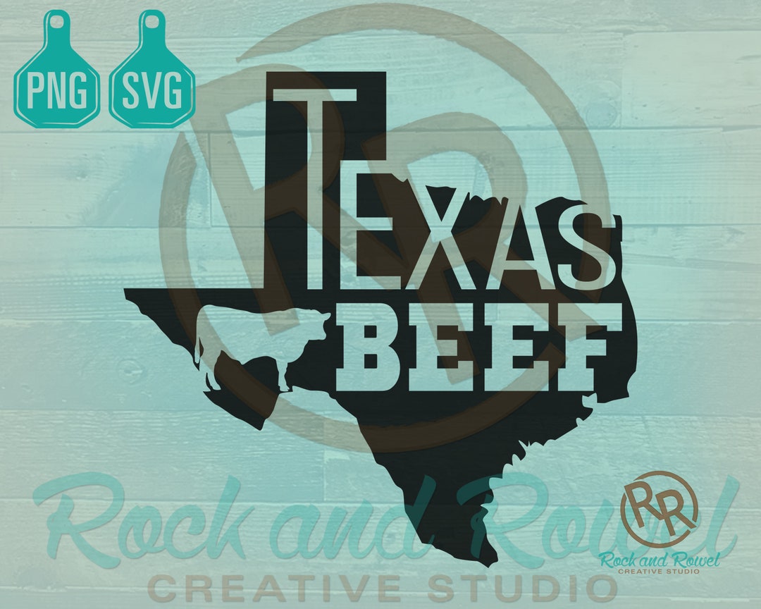 Texas Beef | Silhouette SVG Files Stencil Shirt Vector Shirt Design ...