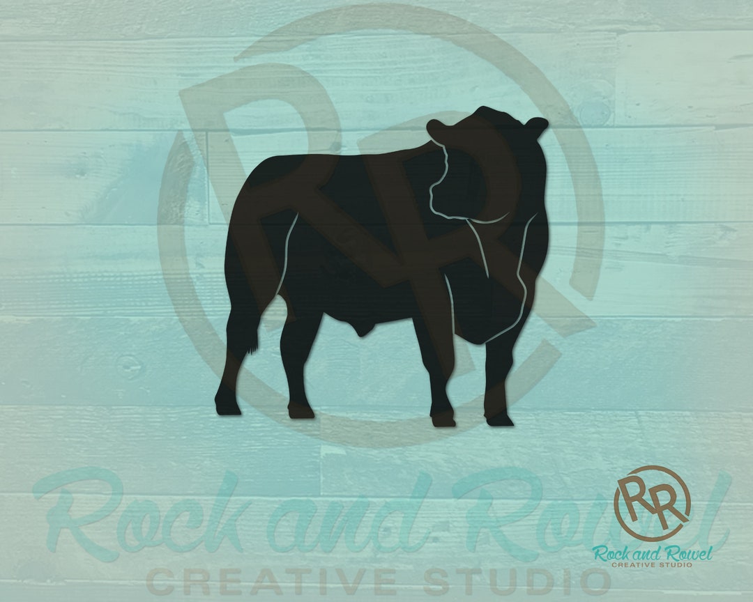 Bull Silhouette SVG Files | Cattle SVG | Bull Vector | Download Vector ...