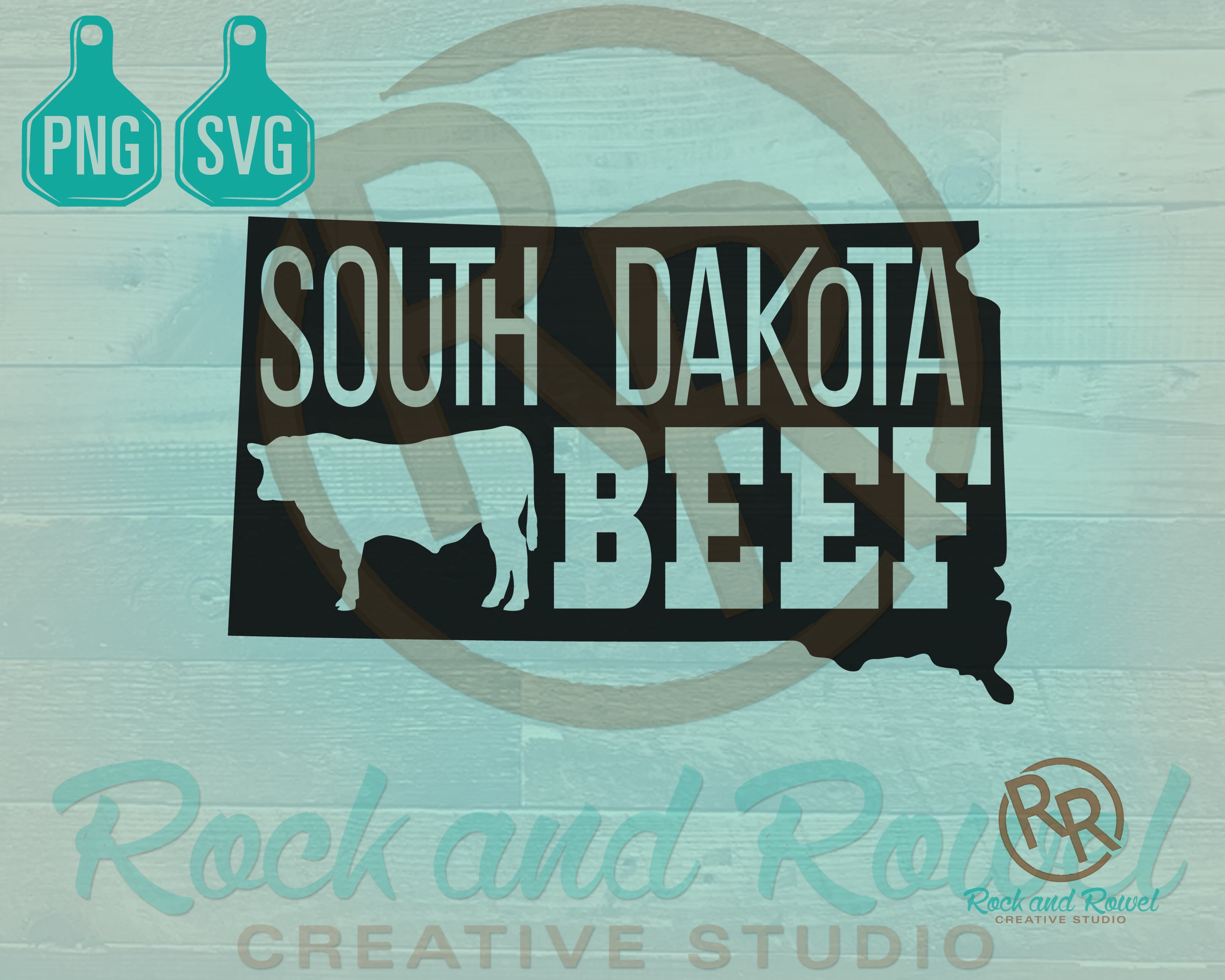 South Dakota Beef Silhouette SVG Files Stencil Shirt Vector - Etsy