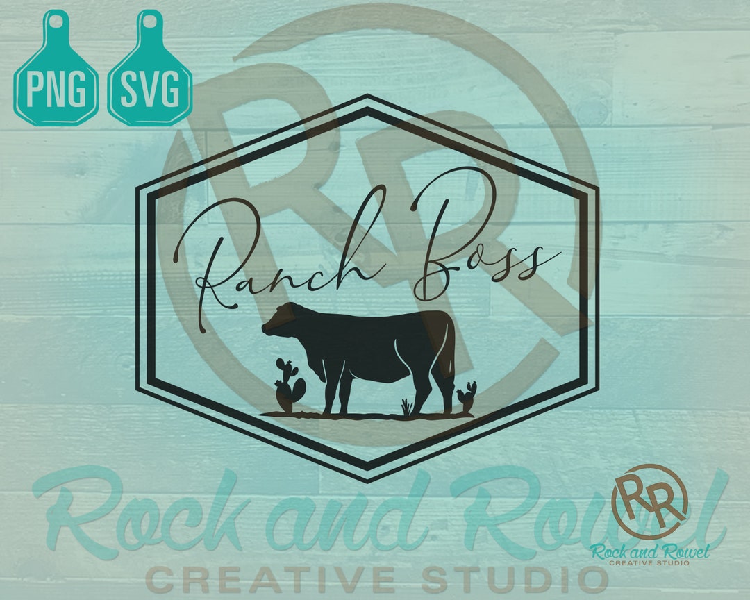 Ranch Boss Cactus Design | SVG File Cattle SVG Vector Download Vector ...
