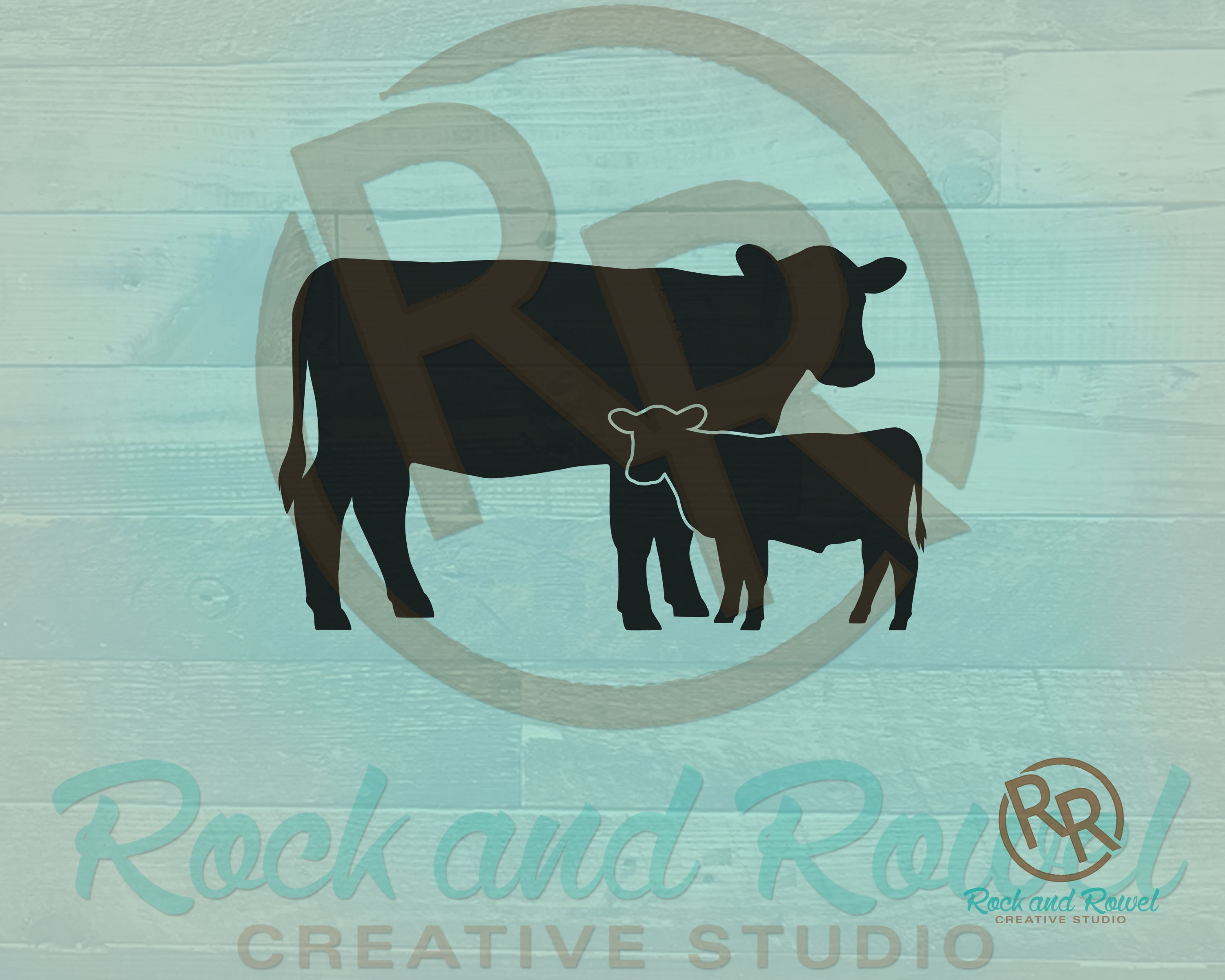 Cow Calf Silhouette SVG Files | Cattle SVG | Vector | Download Vector ...