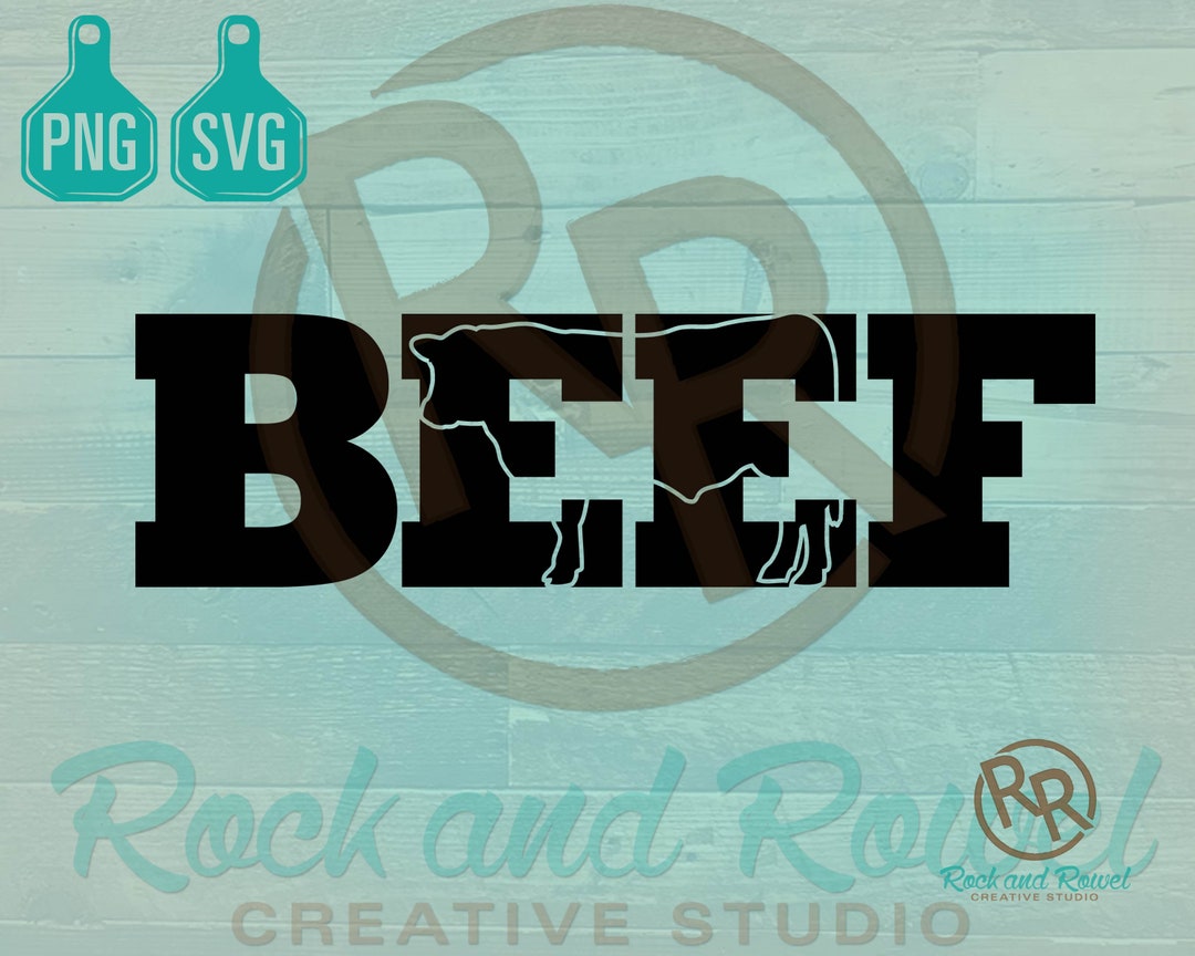 Beef Cattle Silhouette | Silhouette SVG Files, Stencil, Shirt Vector ...