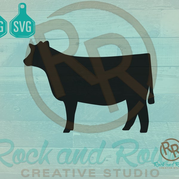 Show Heifer Silhouette - Etsy