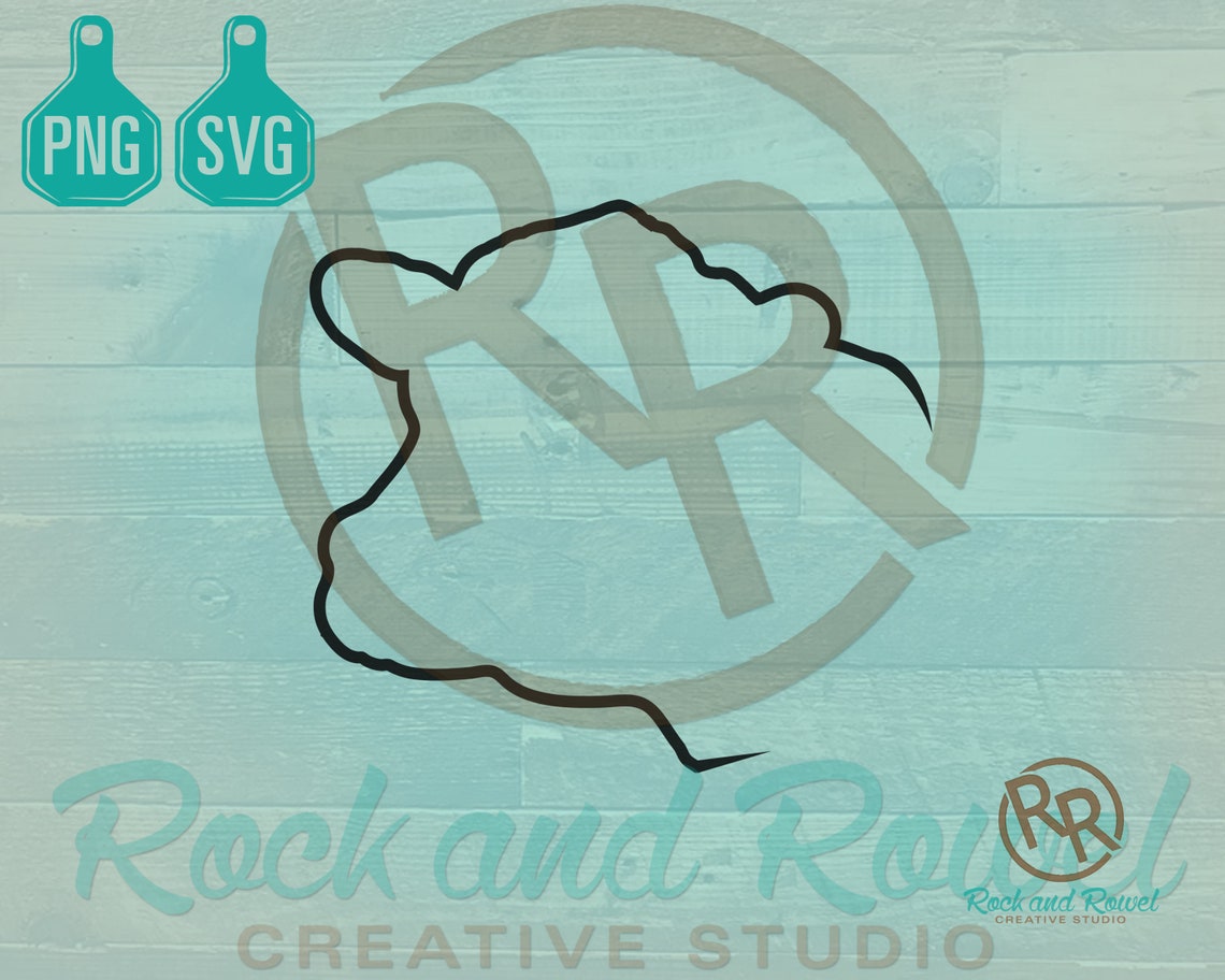 Bull Head Silhouette SVG Files Cattle SVG Vector Download Vector File ...