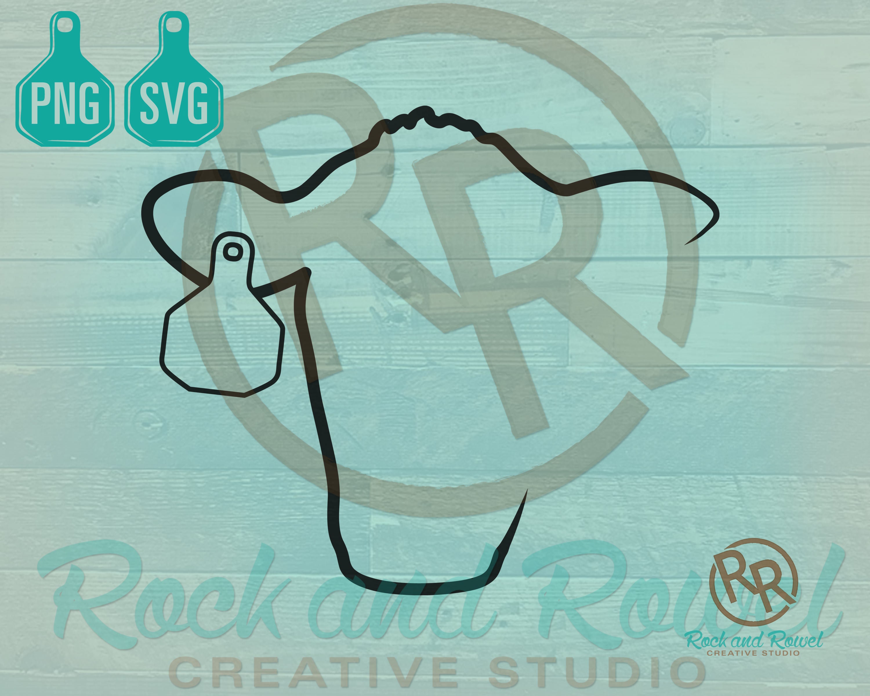 Cow Head | Angus Head | Silhouette SVG Files, Stencil, Shirt Vector ...