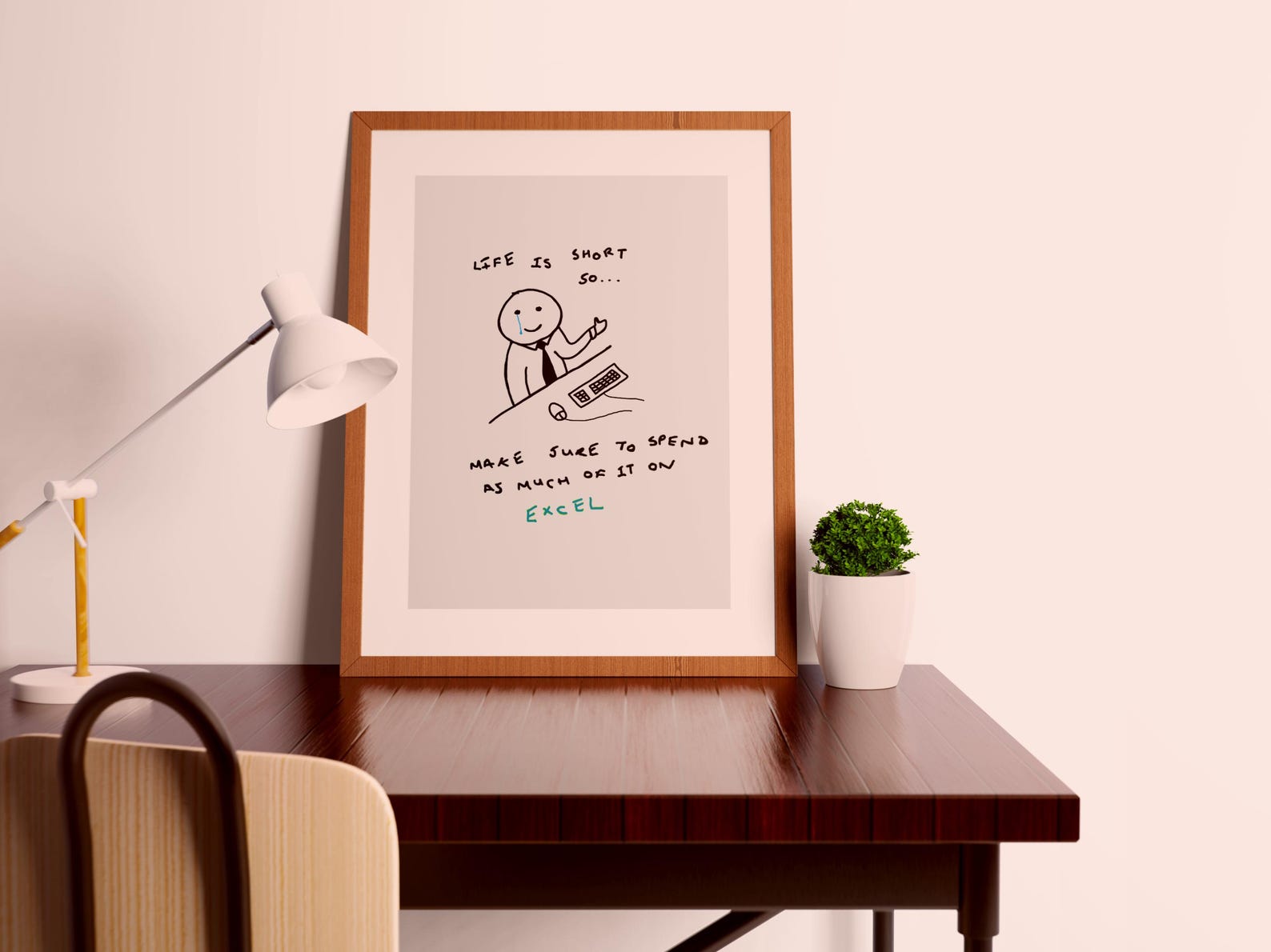 Office Wall Art | Accountant Gift | Desk Decor | Work From Home Art ...