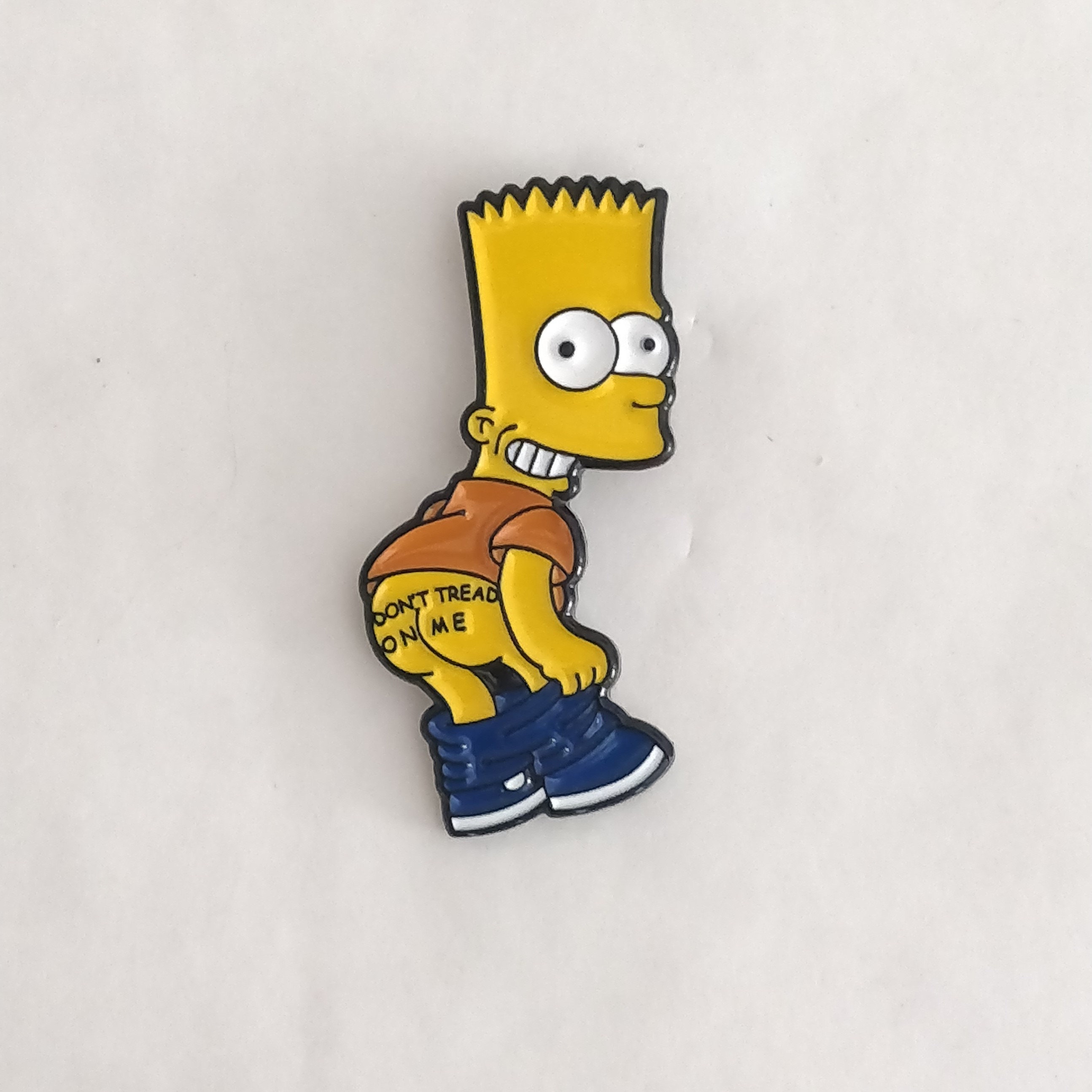 Bart Showing His Butt Simpson From the Simpsons Enamel Pin - Etsy