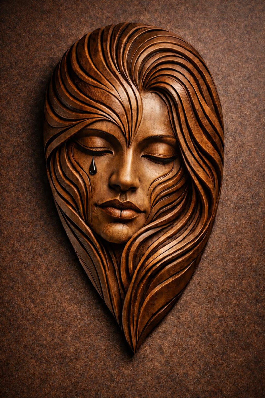 Serene Woman Face Wood Carving STL – 3 Axis CNC Relief File - Etsy