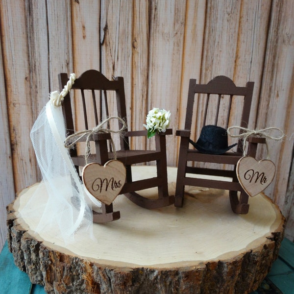 Rocking Chair Cake Topper - Etsy