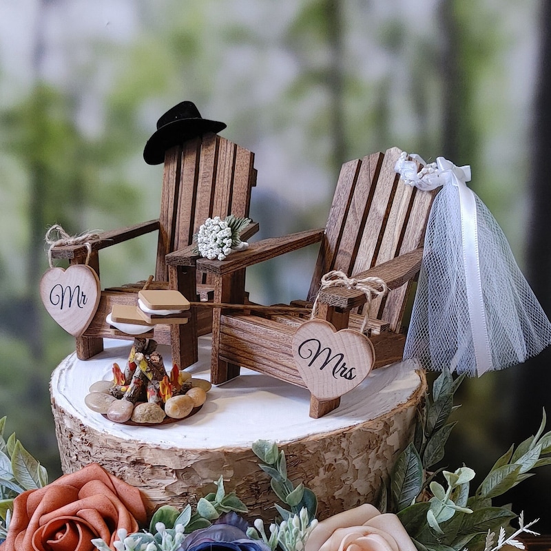 Rustic Woodsy Cake Topper - Etsy
